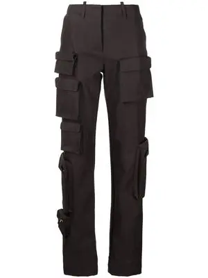 Off-White Co Multipocket Cargo Trousers - Grey