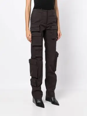 Off-White Co Multipocket Cargo Trousers - Grey