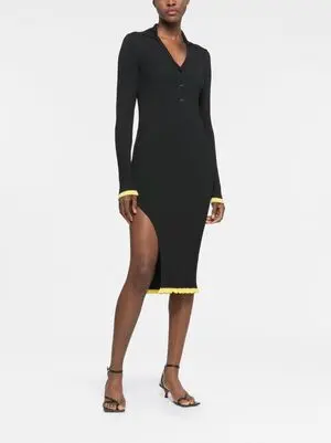 AZ FACTORY X Ester Manas Ribbed-knit Midi Dress