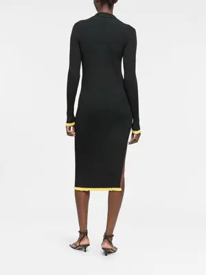 AZ FACTORY X Ester Manas Ribbed-knit Midi Dress