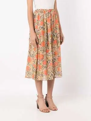 CLUBE BOSSA Pavlova Floral-print Skirt
