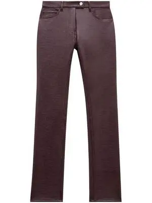 COURREGES Re-edition Vinyl Trousers - Brown
