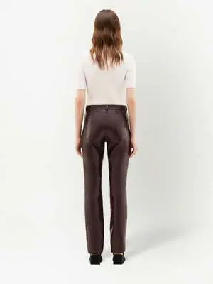 COURREGES Re-edition Vinyl Trousers - Brown