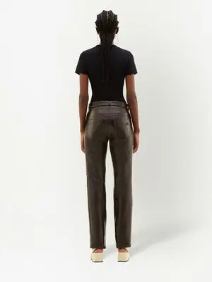 COURREGES Reedition Five-pocket Trousers - Brown