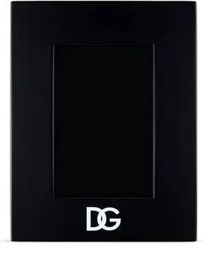 Dolce & Gabbana Monogram-print Photo Frame - Black