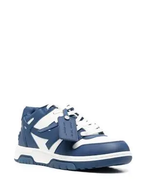 Off-White Out Of Office" Leather Sneakers - Blue