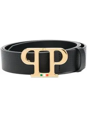 Philipp Plein Logo-plaque Leather Belt