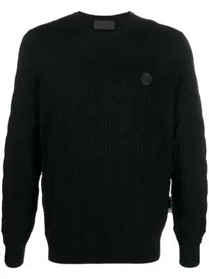 Men's Philipp Plein Black Sweaters