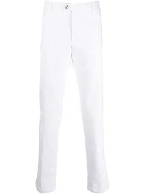 Men's Philipp Plein White Pants