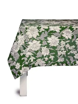 La DoubleJ Lilium Avorio-print Tablecloth