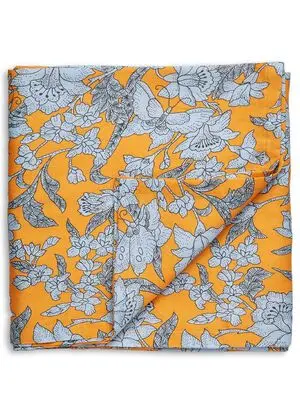 La DoubleJ Lilium Zafferano-print Tablecloth - Orange