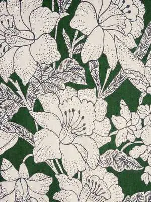 La DoubleJ Lilium Avorio-print Table Mats - Green