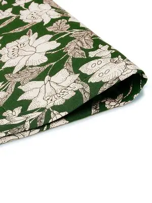 La DoubleJ Lilium Avorio-print Table Mats - Green
