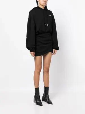 Off-White Hooded Dress - Black