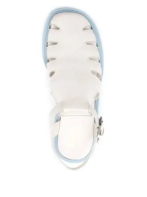 STUDIO CHOFAKIAN Cut-out Leather Sandals