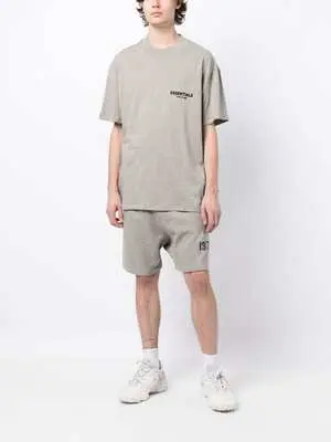 Fear Of God Logo-print Cotton T-shirt - Grey