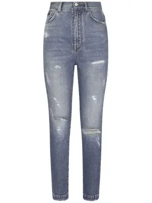 Dolce & Gabbana Whiskering Jeans For Women