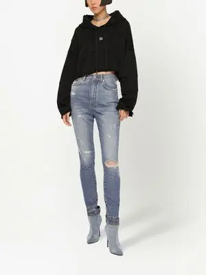 Dolce & Gabbana Grace Distressed Skinny Jeans