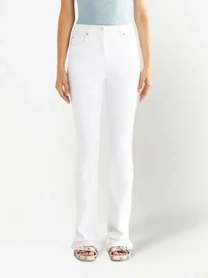 Etro Embroidered Straight-leg Jeans
