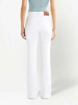 Etro Embroidered Straight-leg Jeans