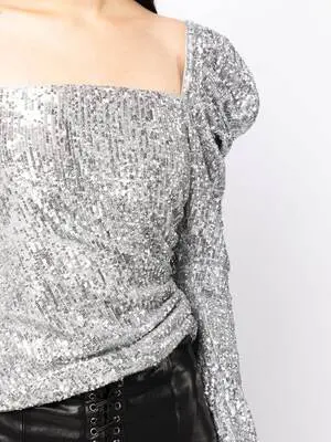 Simkhai Allura Sequin-embellished Blouse