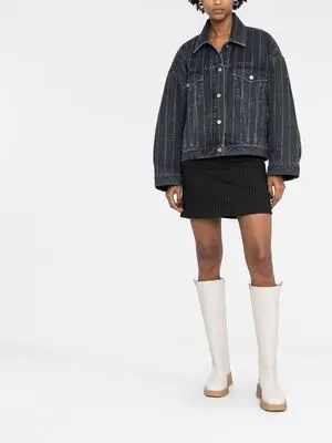 Stella McCartney Crystal-embellished Denim Jacket