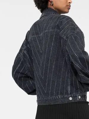 Stella McCartney Crystal-embellished Denim Jacket