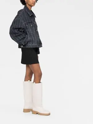 Stella McCartney Crystal-embellished Denim Jacket