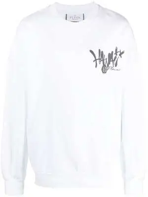 Philipp Plein Hawaii Long-sleeve Sweatshirt - White
