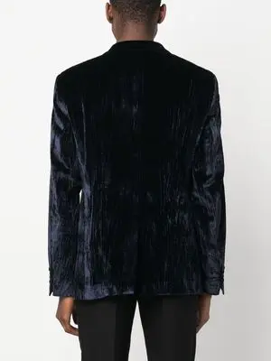 Philipp Plein Single-breasted Velvet Blazer