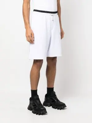 Philipp Plein Logo-plaque Track Shorts - White