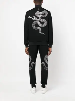 Philipp Plein Crystal Snake Track Suit