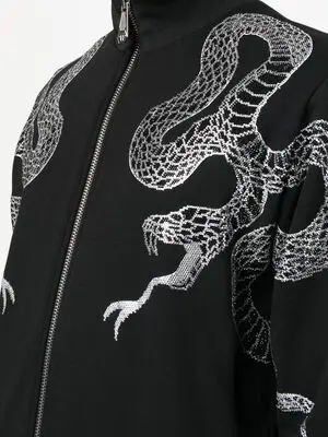Philipp Plein Crystal Snake Track Suit