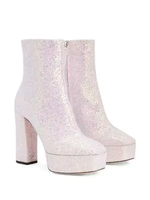 GIUSEPPE ZANOTTI 120mm Morgana Glitter Boots