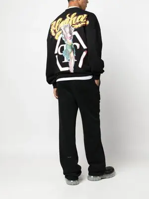 Philipp Plein Hawaii Long-sleeve Sweatshirt - Black