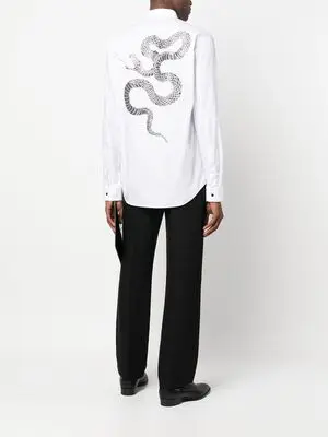 Philipp Plein Snake Detail Long-sleeve Shirt