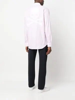 Philipp Plein Graphic-print Striped Shirt