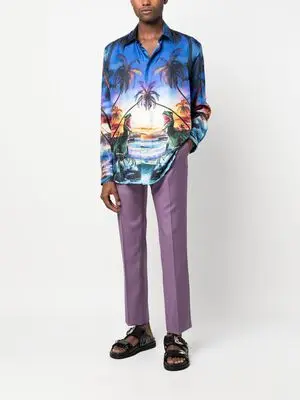 Philipp Plein Hawaii Printed Shirt