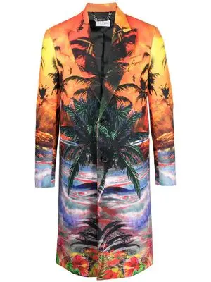 Philipp Plein Graphic-print Coat