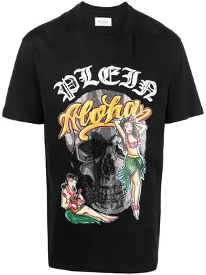 Philipp Plein Hawaii Short-sleeve T-shirt - Black