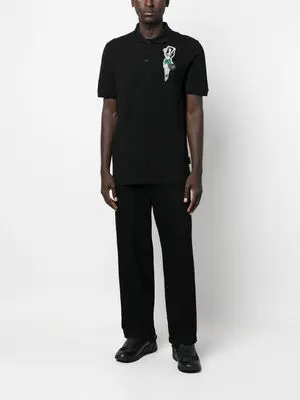 Philipp Plein Logo-patch Polo Shirt