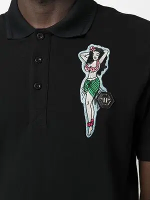 Philipp Plein Logo-patch Polo Shirt
