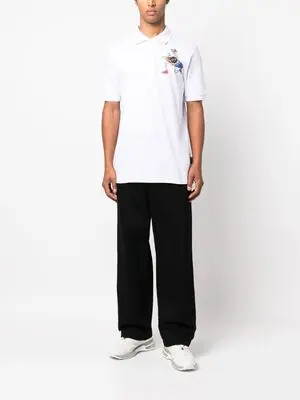 Philipp Plein Graphic-print Polo Shirt - White