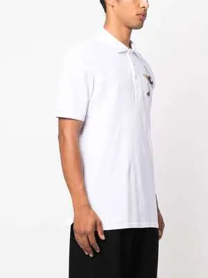 Philipp Plein Graphic-print Polo Shirt - White
