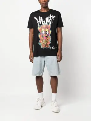 Philipp Plein Pyre Graphic T-shirt - Black