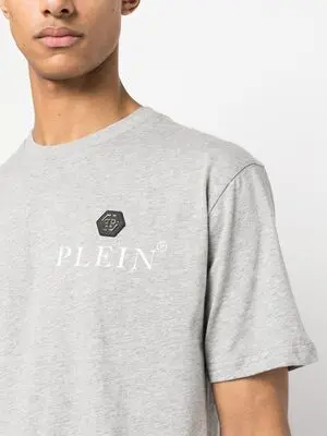 Philipp Plein Logo-plaque Cotton T-shirt