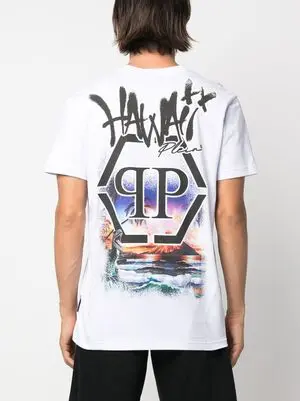 Philipp Plein Hawaii Graphic T-shirt
