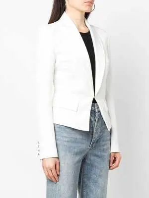 Philipp Plein Single-breasted Tailored Blazer - White