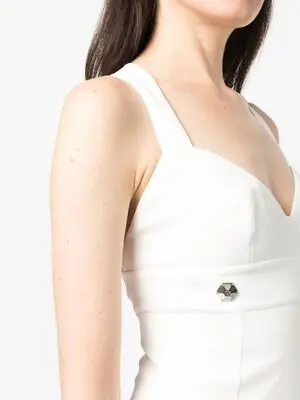 Philipp Plein Silk Mini Dress