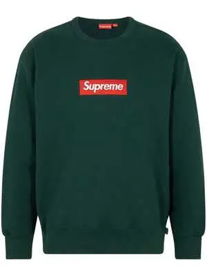 Supreme Box Logo Crewneck Sweatshirt - Green